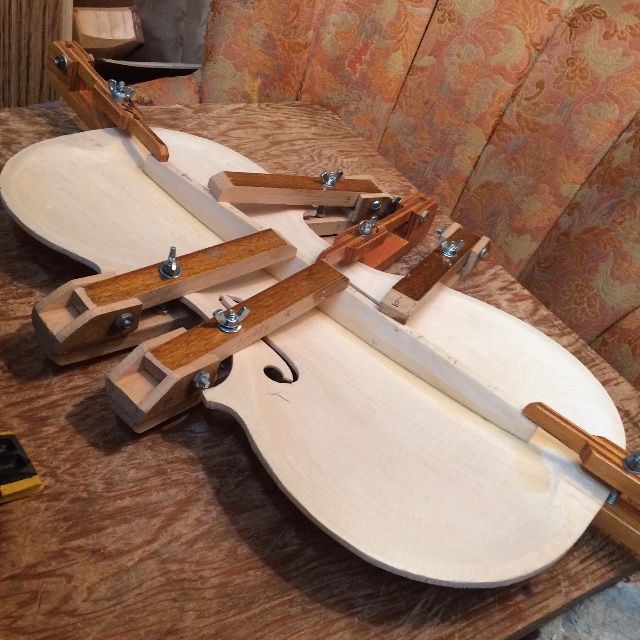 Progress on the 16-1/2" 5-String Viola | Five String Fiddles